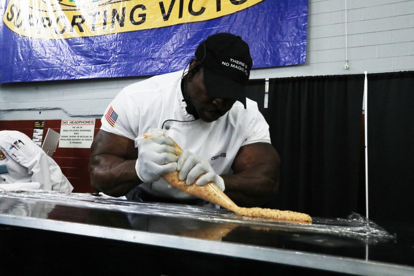 Chef Rush does 2,222 push-ups a day to take on veteran suicide