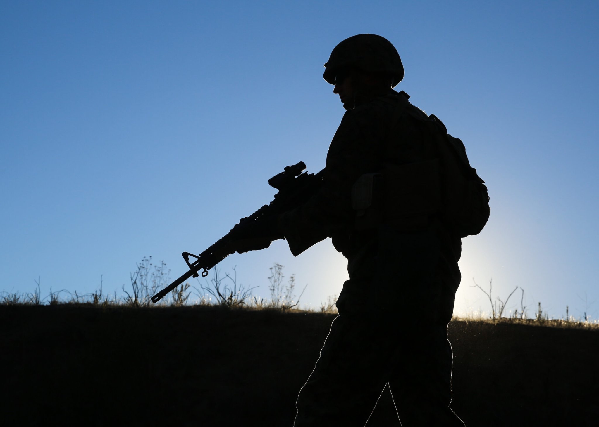 Is it safer to deploy with the US military than to stay in garrison?