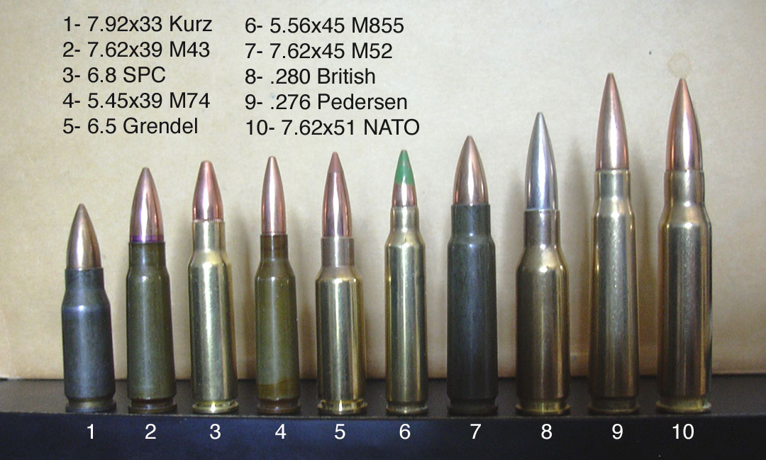 This military bullet is less powerful than its civilian variant