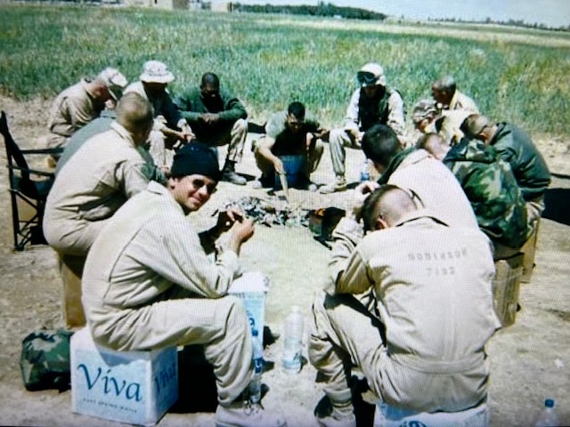 Journalist reunites with his Marine 'Red Dragons' from the Iraq War