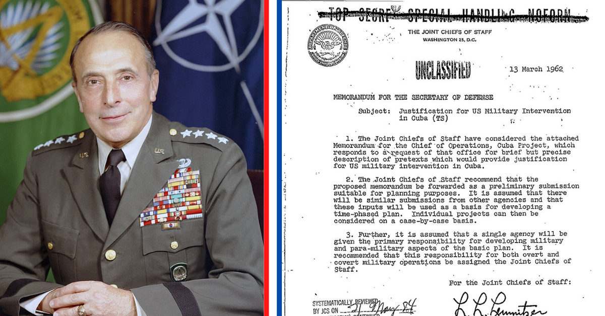 What was the purpose of the Operation Northwoods?