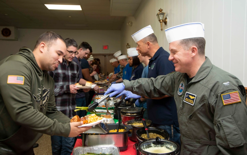 Thanksgiving military traditions for deployed troops