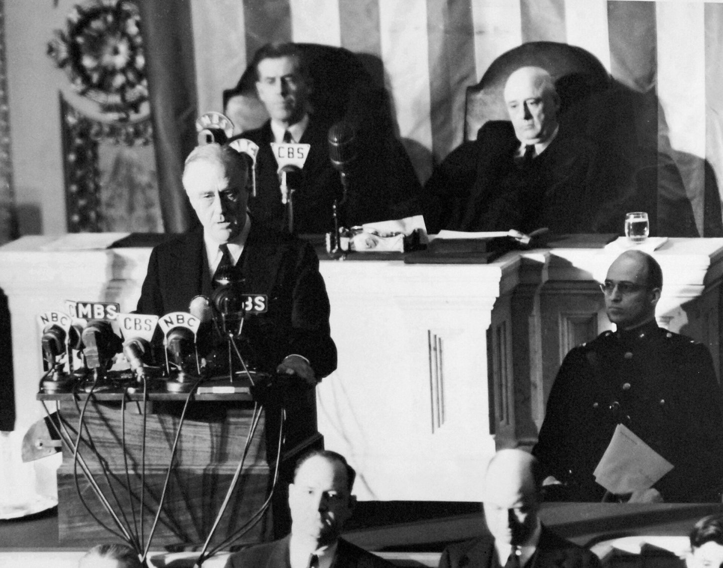 The one vote against war with Japan after Pearl Harbor