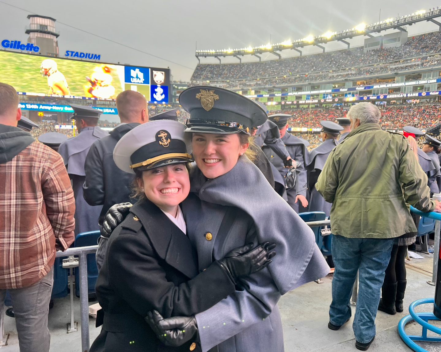 BFFs reunited at Army-Navy game