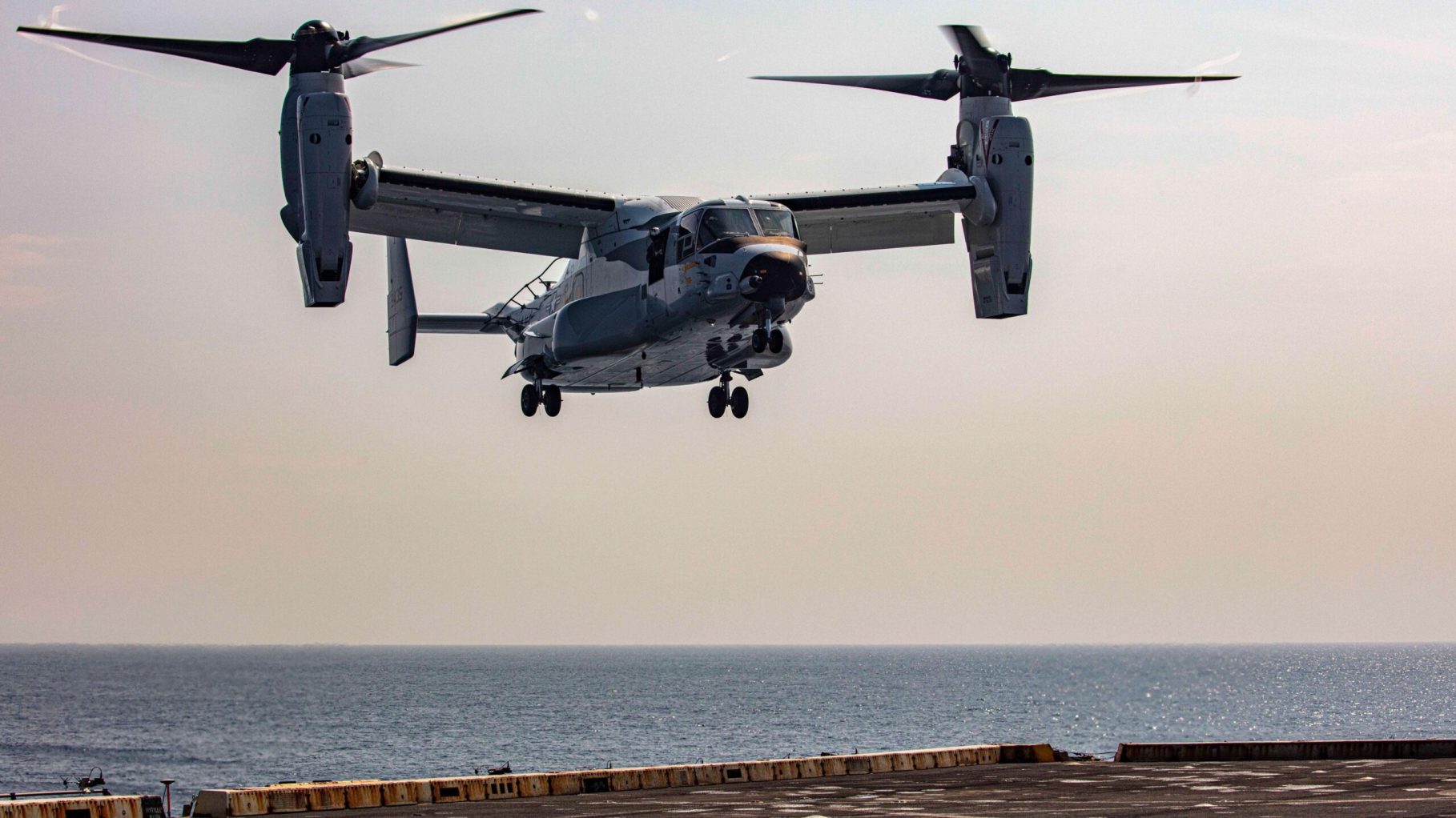 The C-2 Greyhound is subbing in for the grounded CMV-22 Osprey