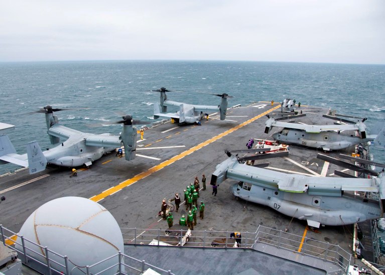 The C-2 Greyhound is subbing in for the grounded CMV-22 Osprey