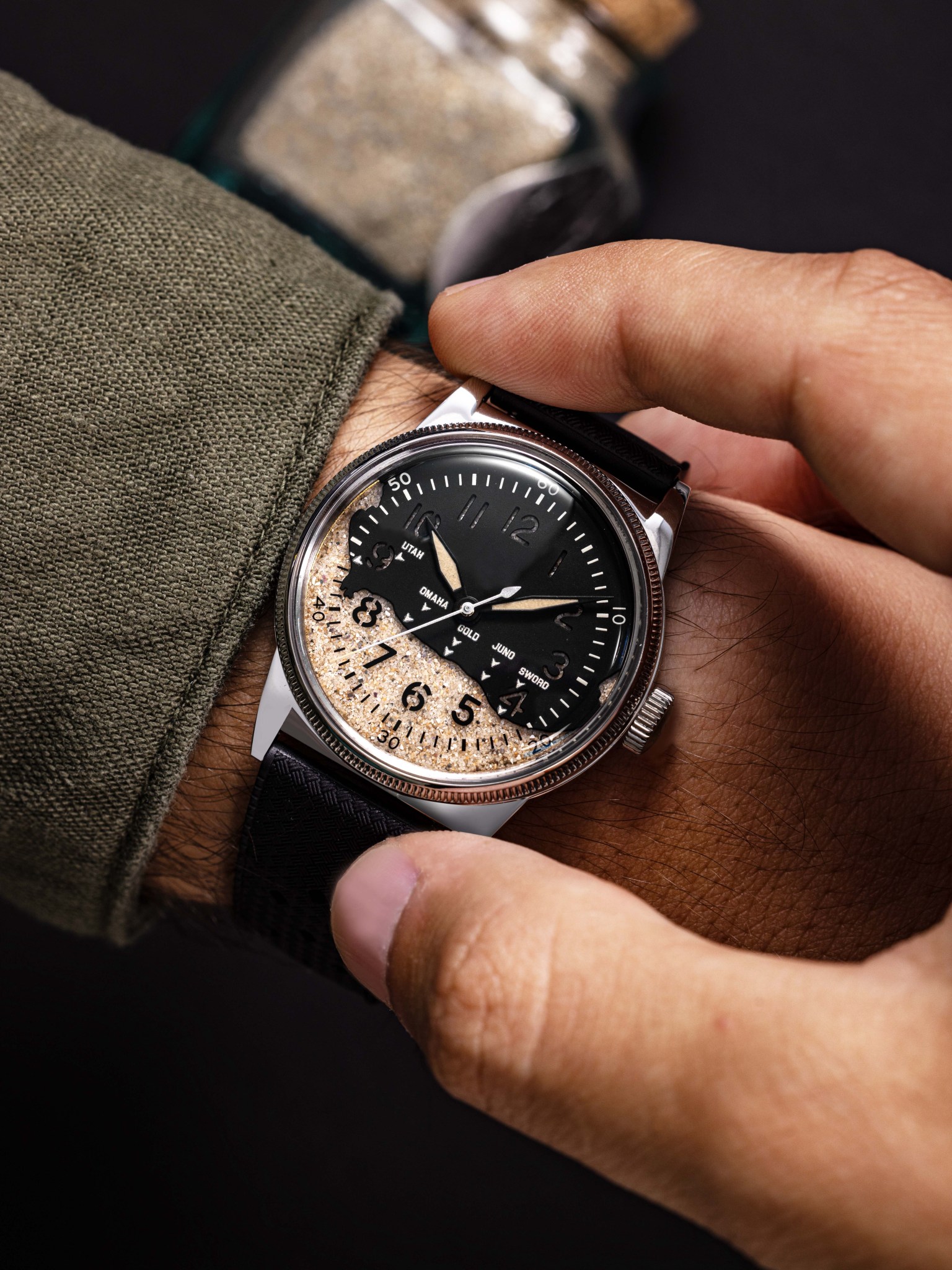 These watches have actual pieces of D-Day history in them