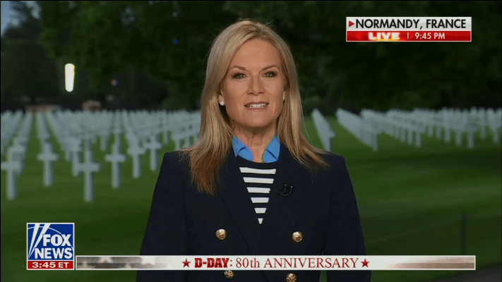 FOX News anchor Martha MacCallum live from Normandy in honor of D-Day ...