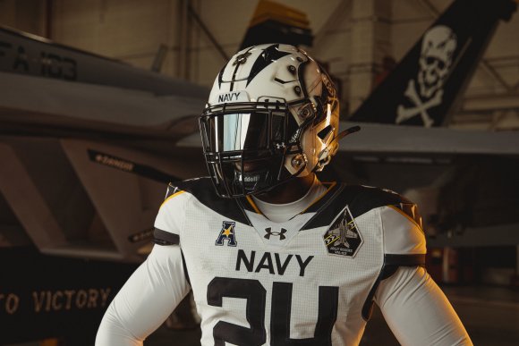 Navy hoists the Jolly Roger for 2024 Army-Navy Game uniform
