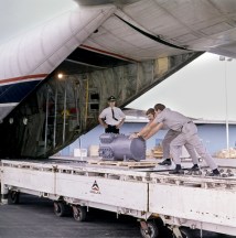 Delta Airlines used to fly the Lockheed Hercules cargo plane