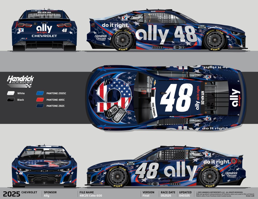 Ally Racing to honor fallen Vietnam Veteran during Coca-Cola 600 with ...