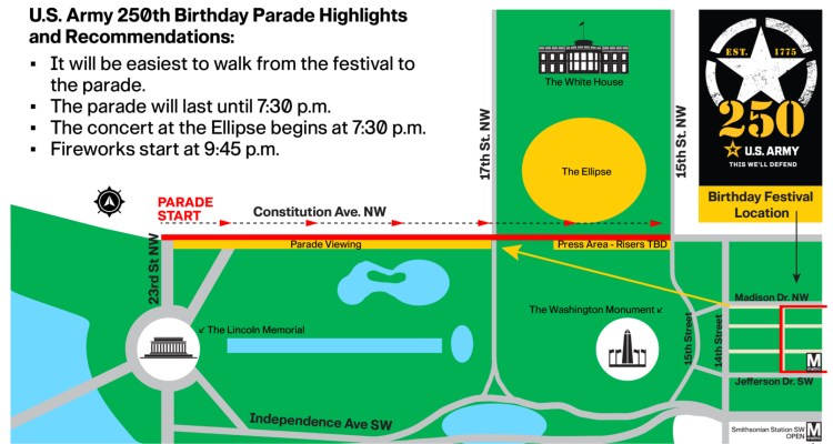 Everything you need to know about attending the Army’s 250th birthday ...