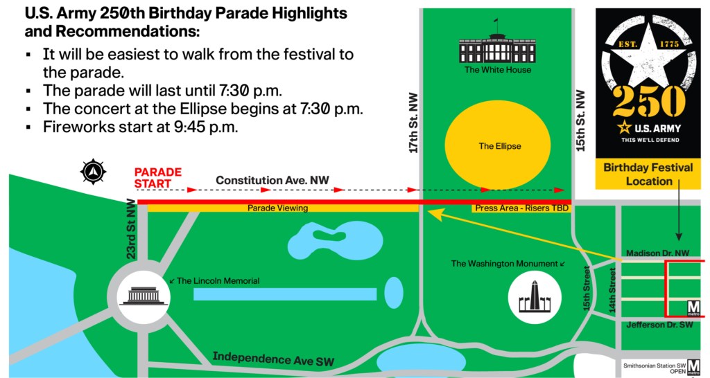 Everything you need to know about attending the Army’s 250th birthday ...