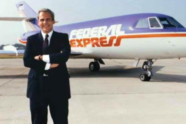 Vietnam veteran and billionaire founder of FedEx Frederick W. Smith ...