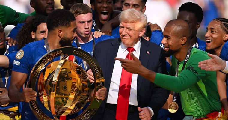 Yes, President Trump took the Club World Cup Trophy. Here's why.