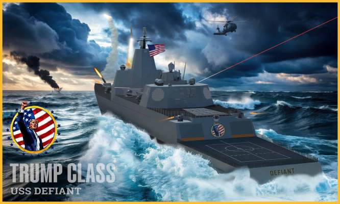 The Navy is bringing back battleships with the Trump-class USS Defiant