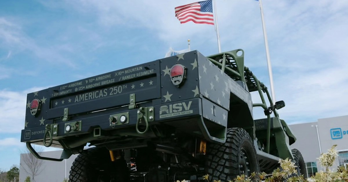 An Army Infantry Squad Vehicle sells for $1 million to benefit the ...