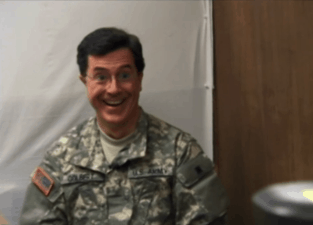 Watch Stephen Colbert's hilarious stint in Army basic training