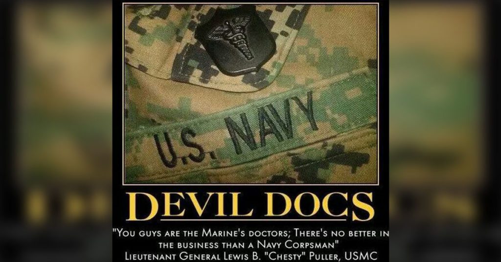 Why 'Devil Doc' is the unofficial name of elite Navy Corpsmen