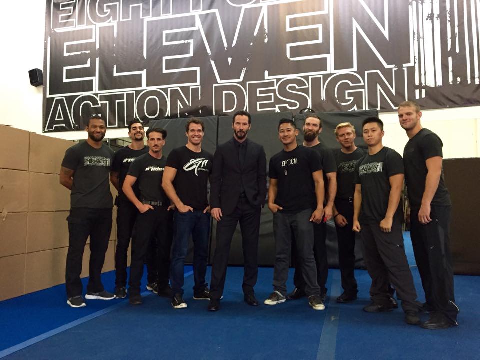 Keanu Reeves shows trigger skills at a '3-gun' shooting range