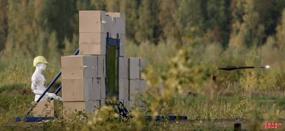 Here's what happens when an RPG is fired at 16 inches of bulletproof glass