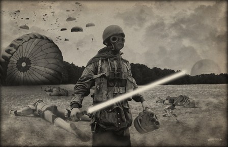 This artist did a World War 2-Star Wars mashup and the result is intense