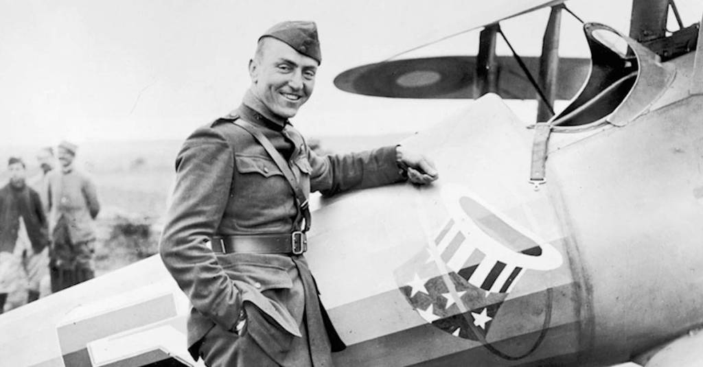 Fighter pilot Eddie Rickenbacker was the WWI 'Ace of Aces'