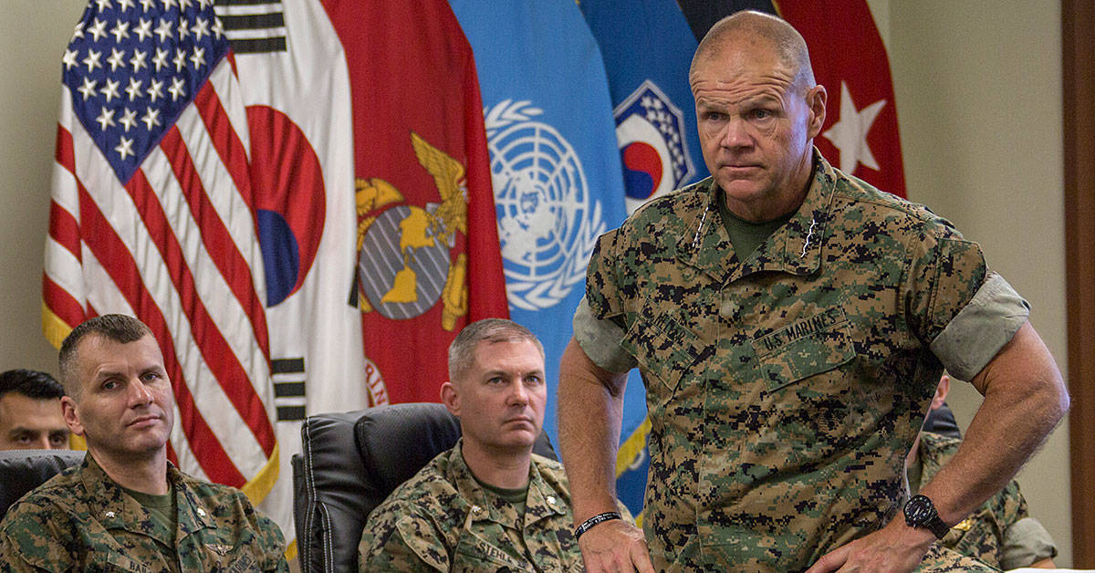 Everyone lost their minds when a Marine general relieved an Army general