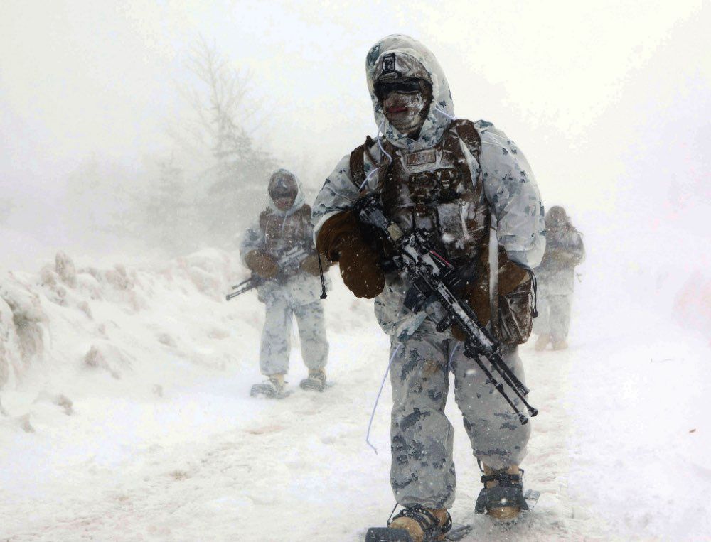 Pictures of troops braving the cold that will make you thankful to be ...
