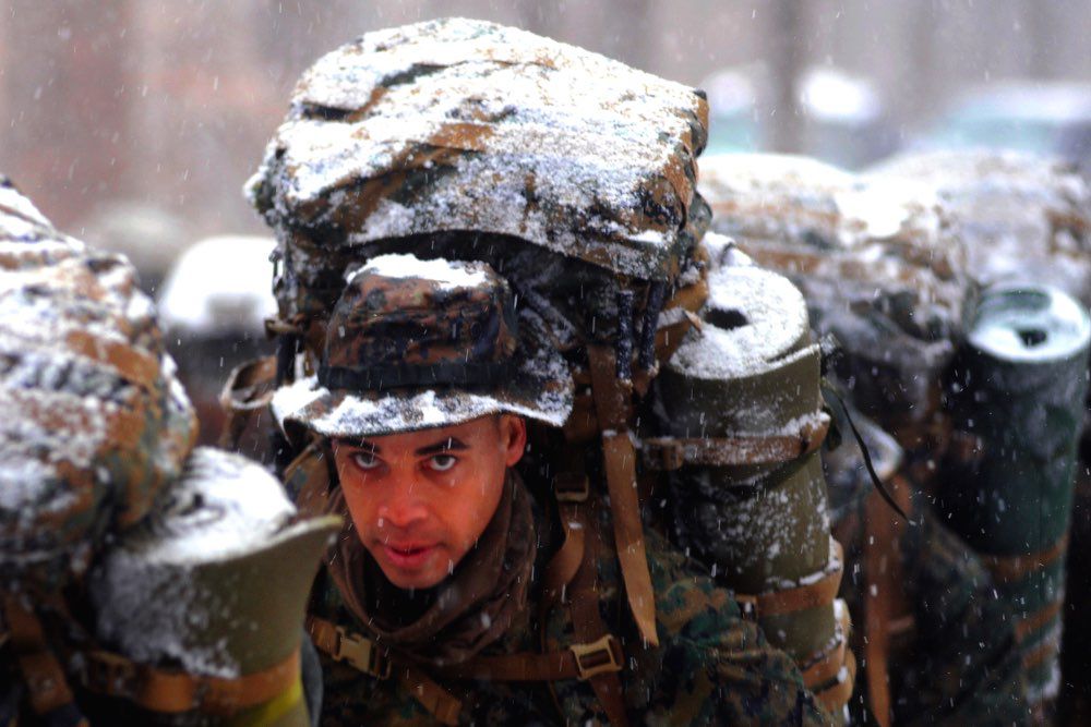 Pictures of troops braving the cold that will make you thankful to be ...