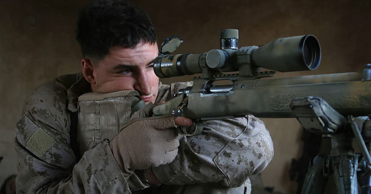 This is how a Marine sniper earns a real 'HOG's tooth'