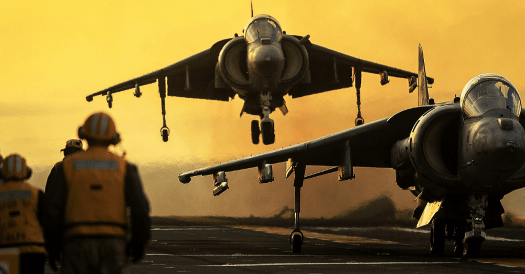 This is why Marines say flying a Harrier is like 'riding a dragon'