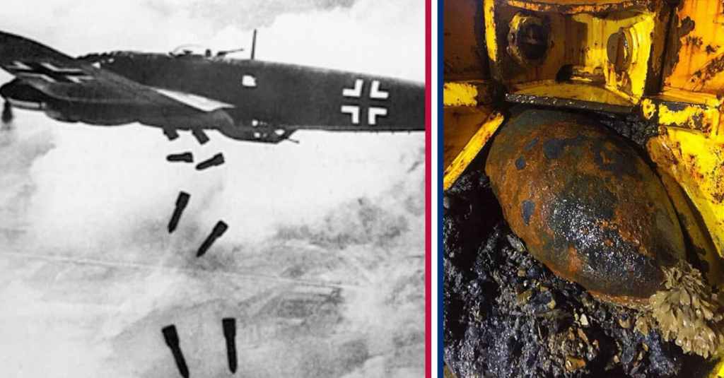 Unexploded German WWII bomb found in British port
