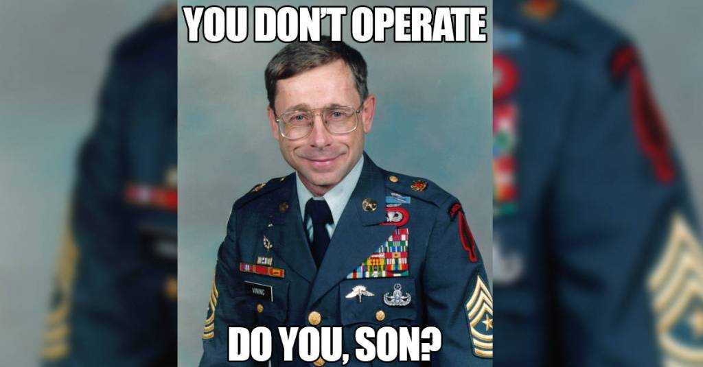 The career of Mike Vining, the Internet's most badass military meme