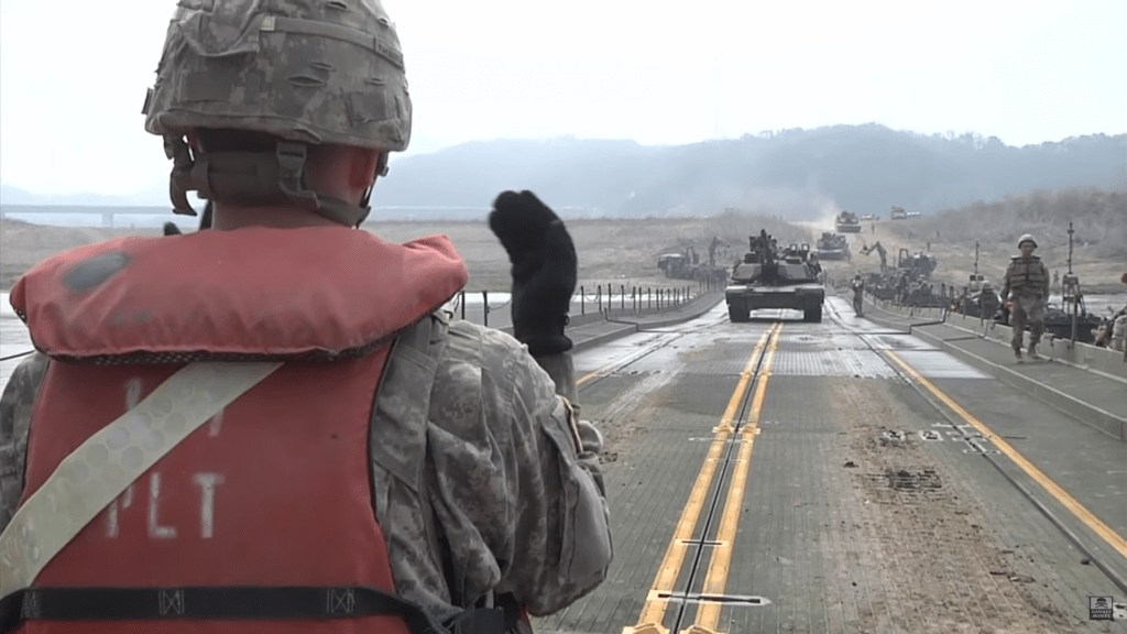 The awesome way the Army gets 70-ton tanks across rivers