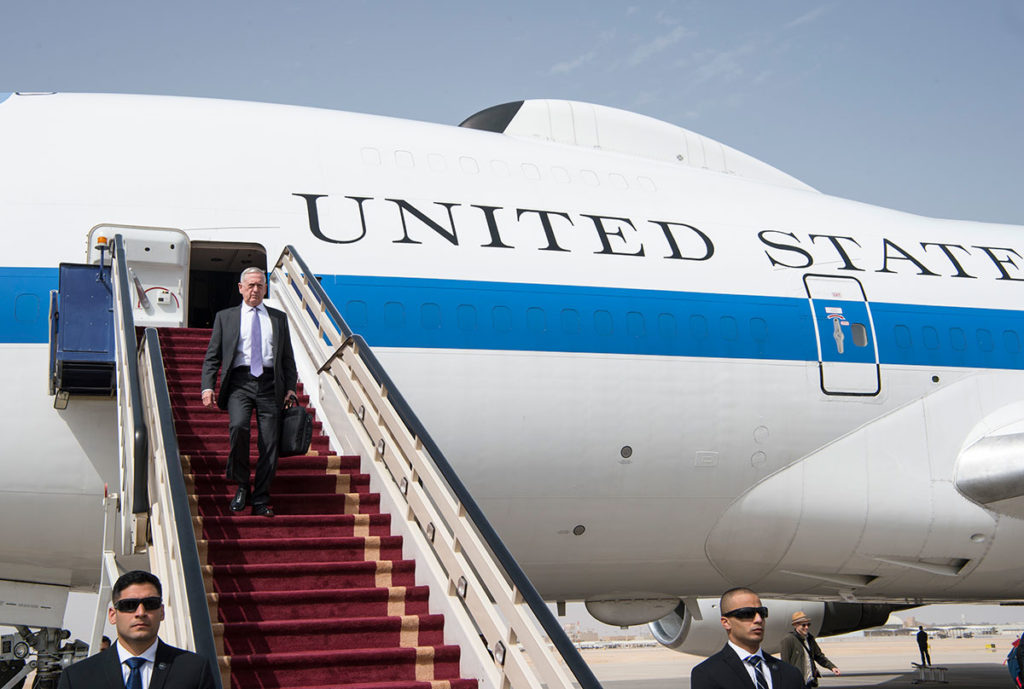 SECDEF Mattis's official aircraft also happens to be America's ...