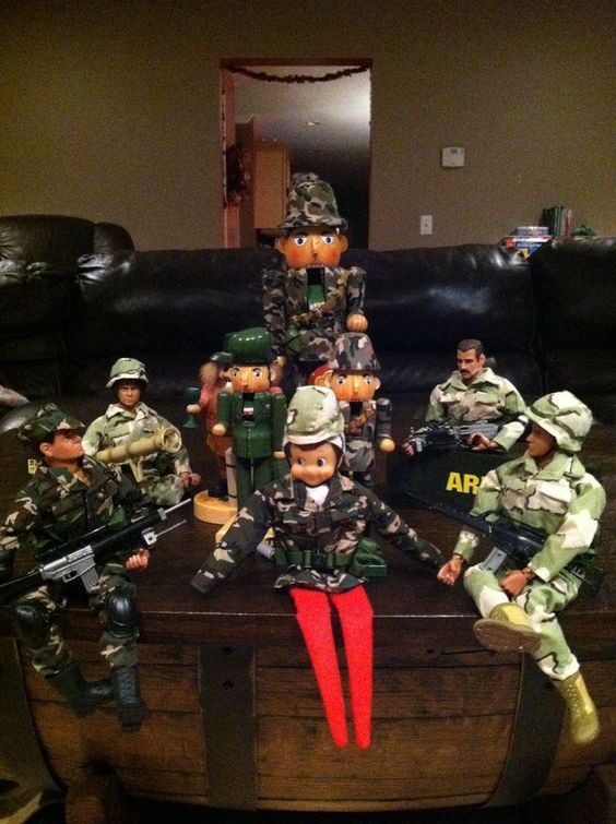 5 cool military-inspired 'Elf on a Shelf' ideas