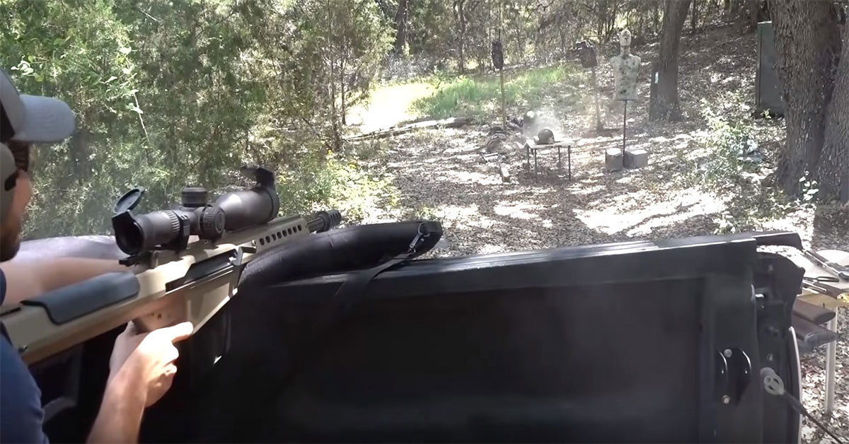 Can helmets stop bullets? Watch to find out.