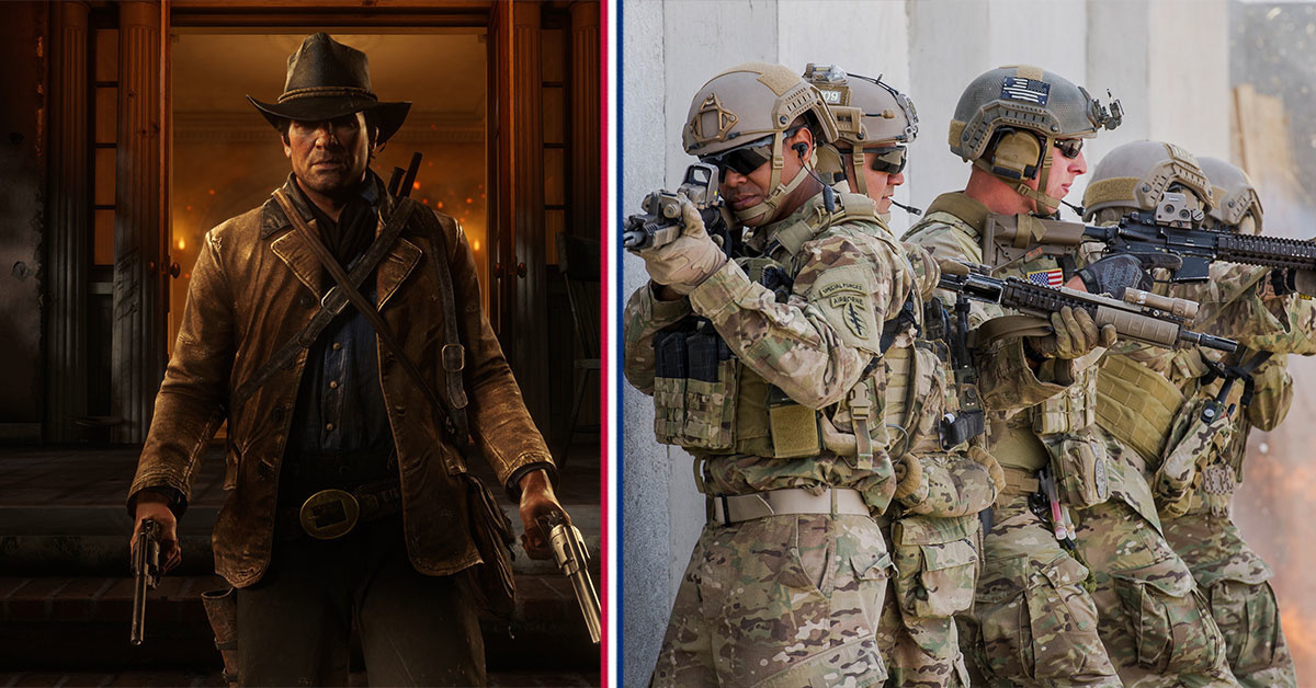 The nice old man in the popular military meme is actually operator AF