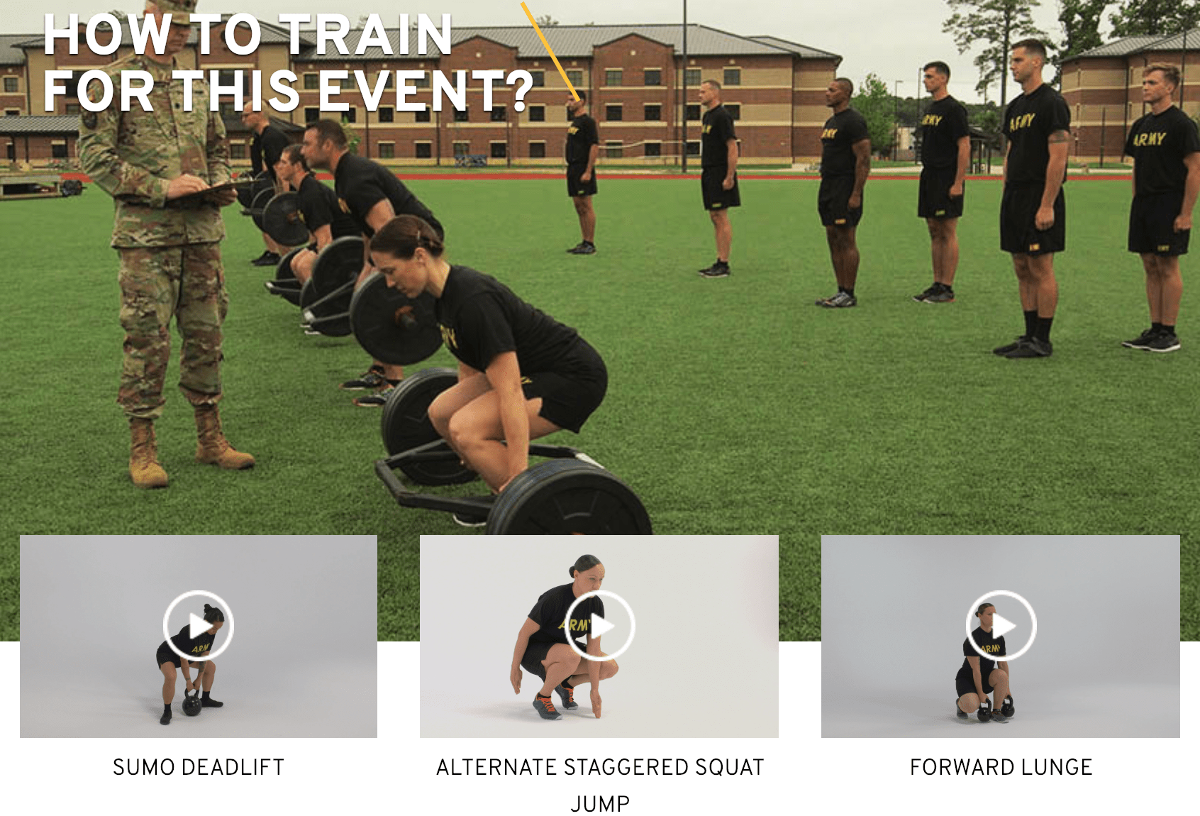 The crazy helpful guidance for the Army Combat Fitness Test