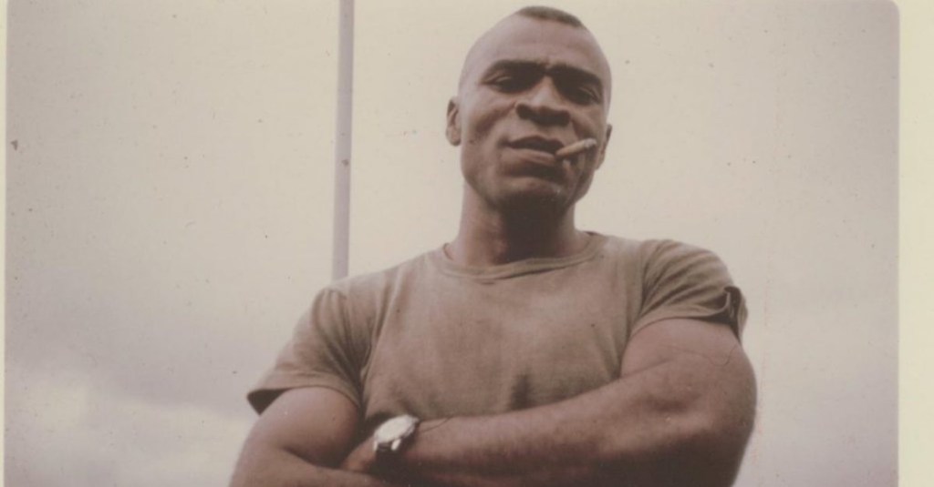 The inspiring story of the first black Marine on recruitment posters