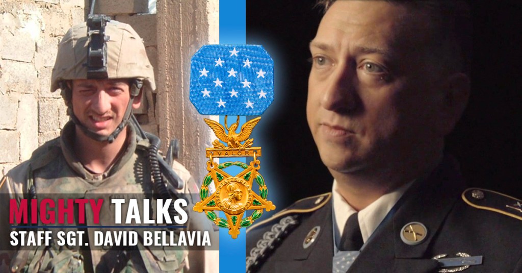 Medal of Honor Recipient Staff Sgt. David G. Bellavia is a monument of a man