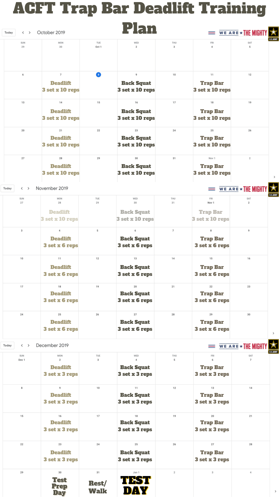 The ACFT: The Trap Bar Deadlift