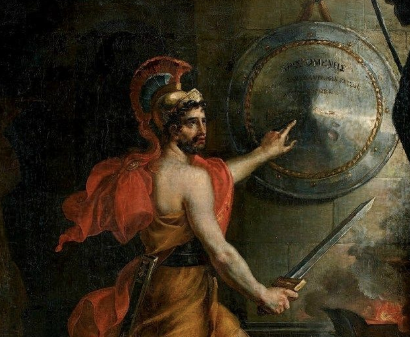 An 'undead' general thrashed the Spartans after his execution